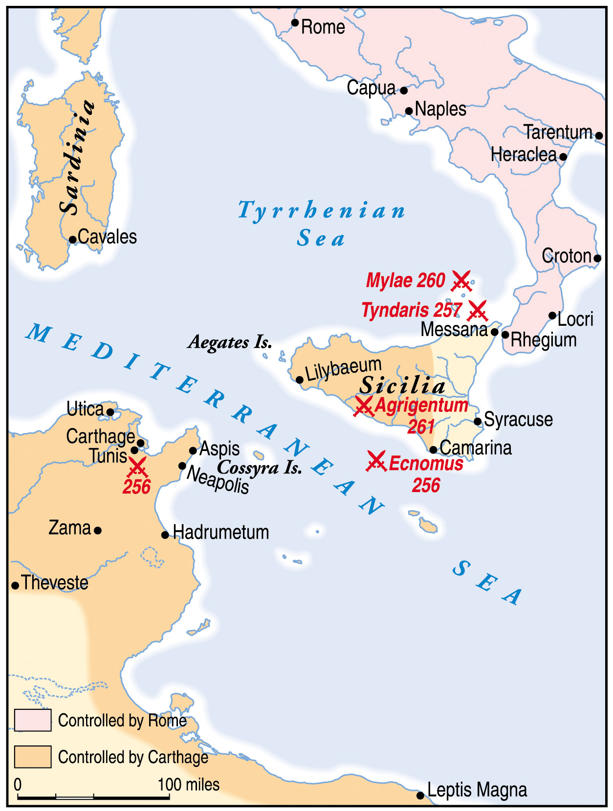 Battle of Cape Ecnomus & the First Punic War - Warfare History Network