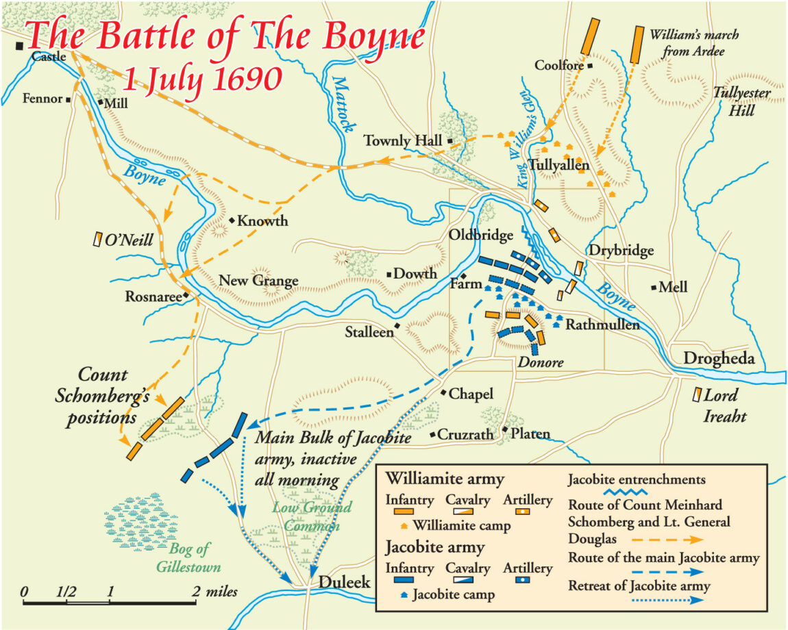 King Billy at the Boyne River - Warfare History Network