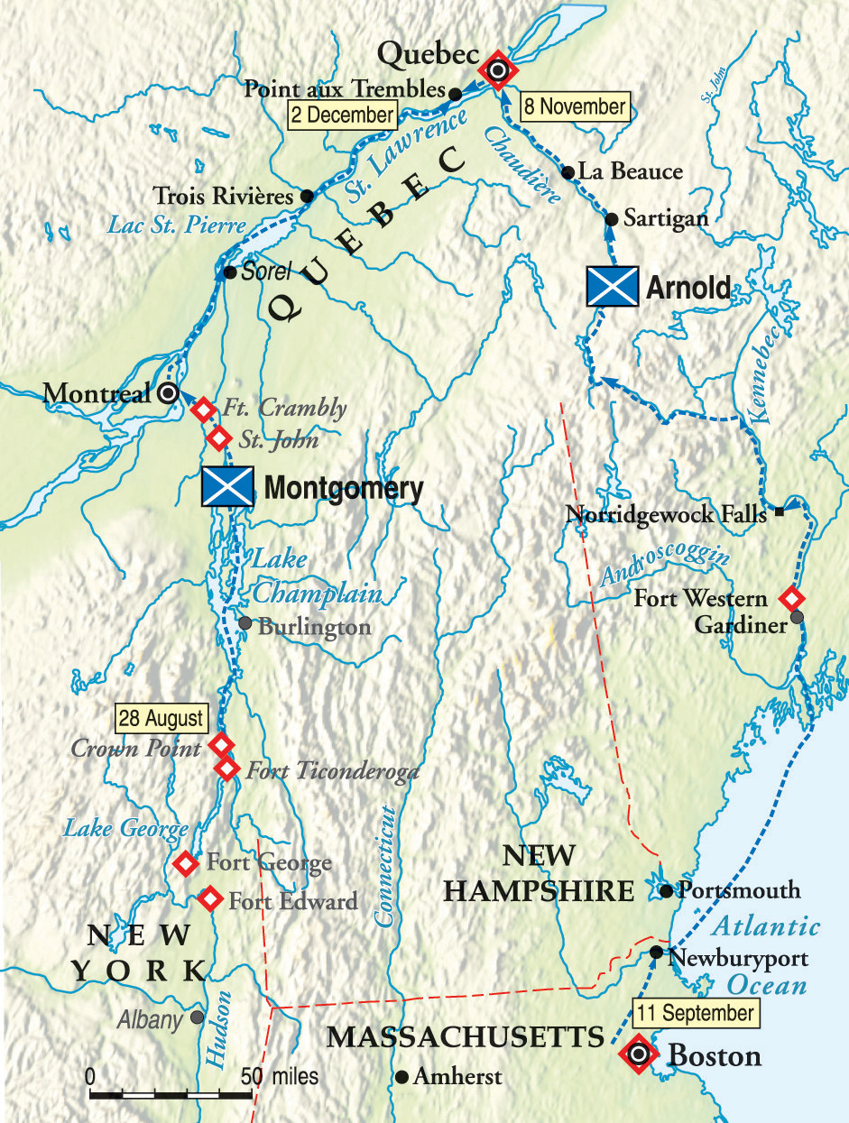 Benedict Arnold’s Invasion of Canada - Warfare History Network