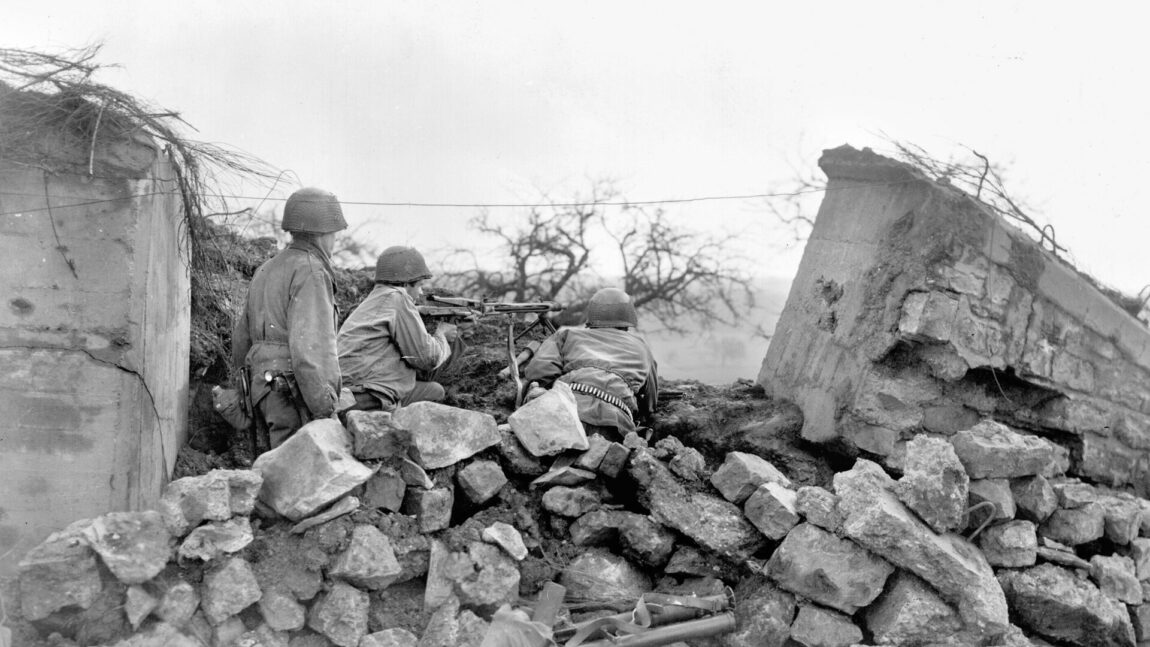 The distinctive white helmets worn by guards during the Nuremberg ...