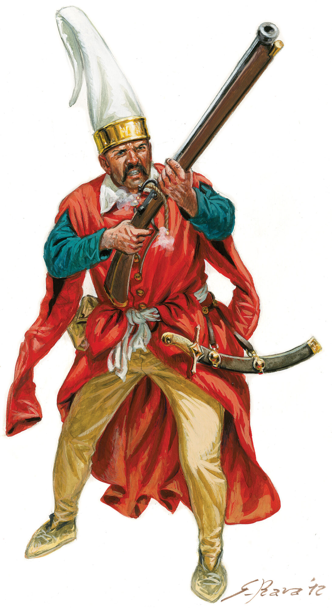 17th century Ottoman Janissary Musketeer - Warfare History Network