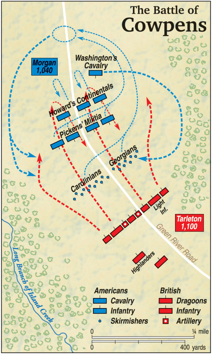 The Continental Light Dragoons at The Battle of Cowpens