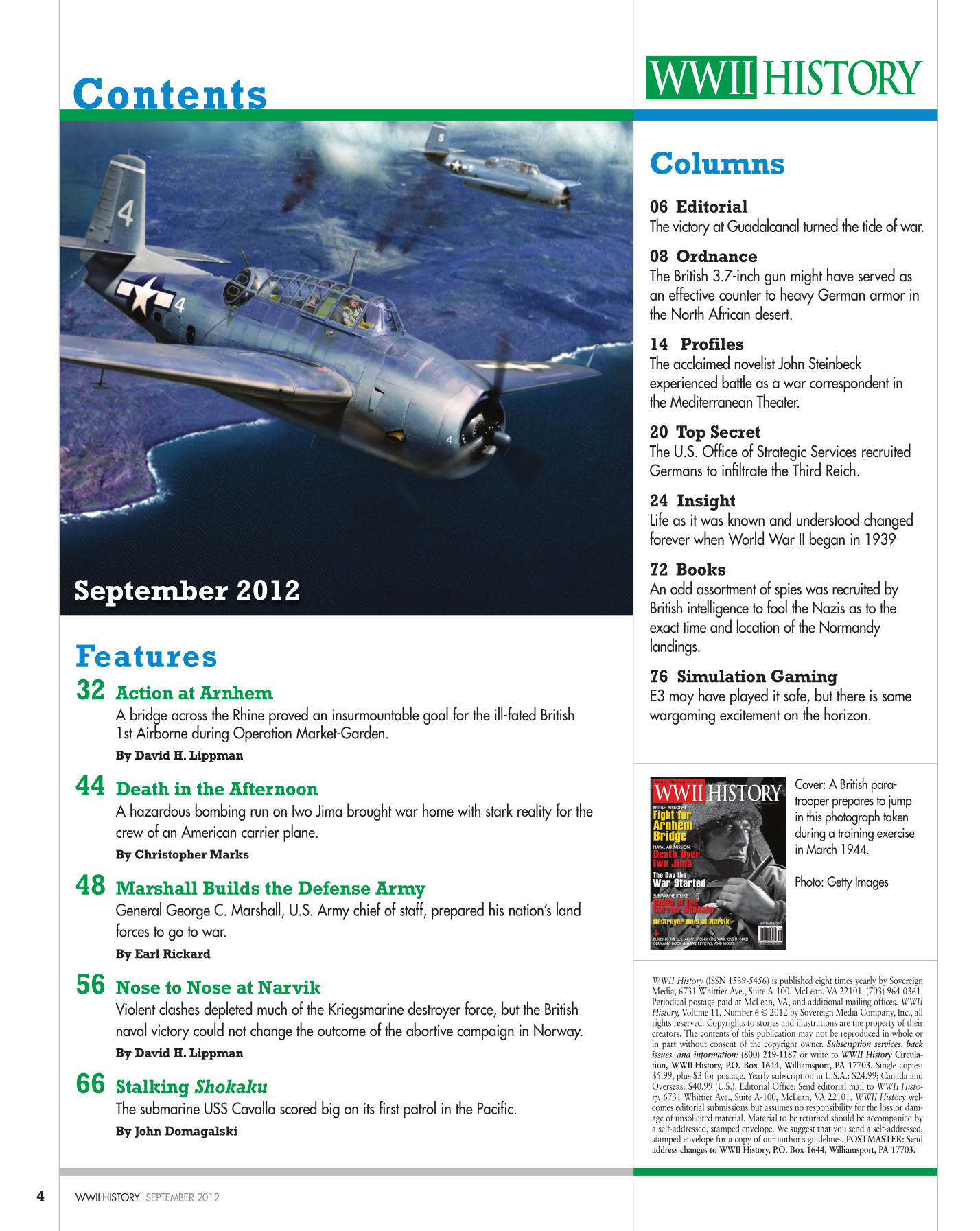 September 2012 Archives - Warfare History Network
