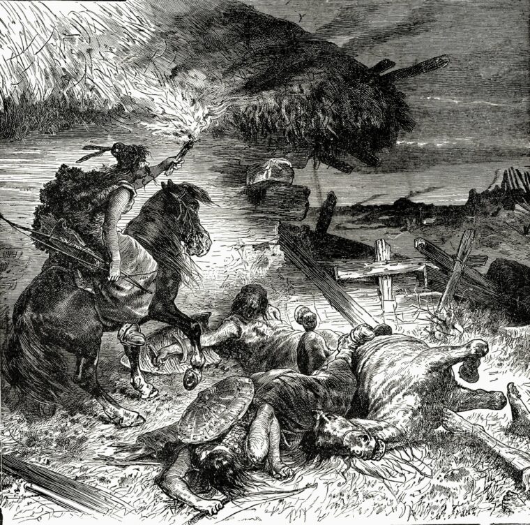 For Nearly a Century the Nomadic Huns Dominated Much of Europe ...