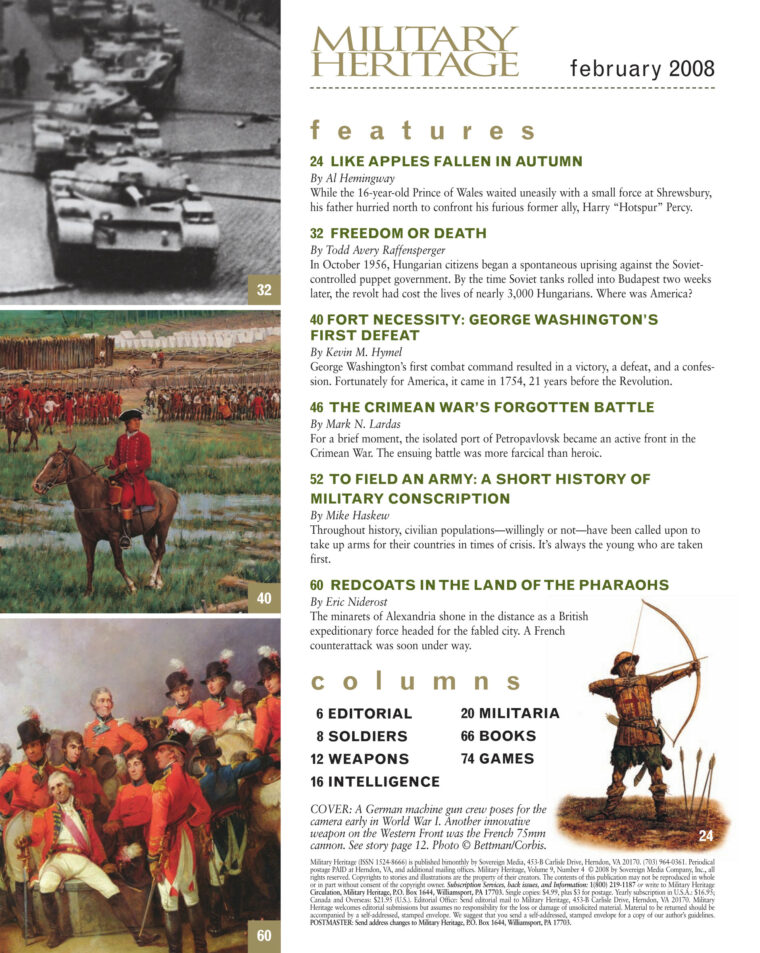 February 2008 Archives - Warfare History Network