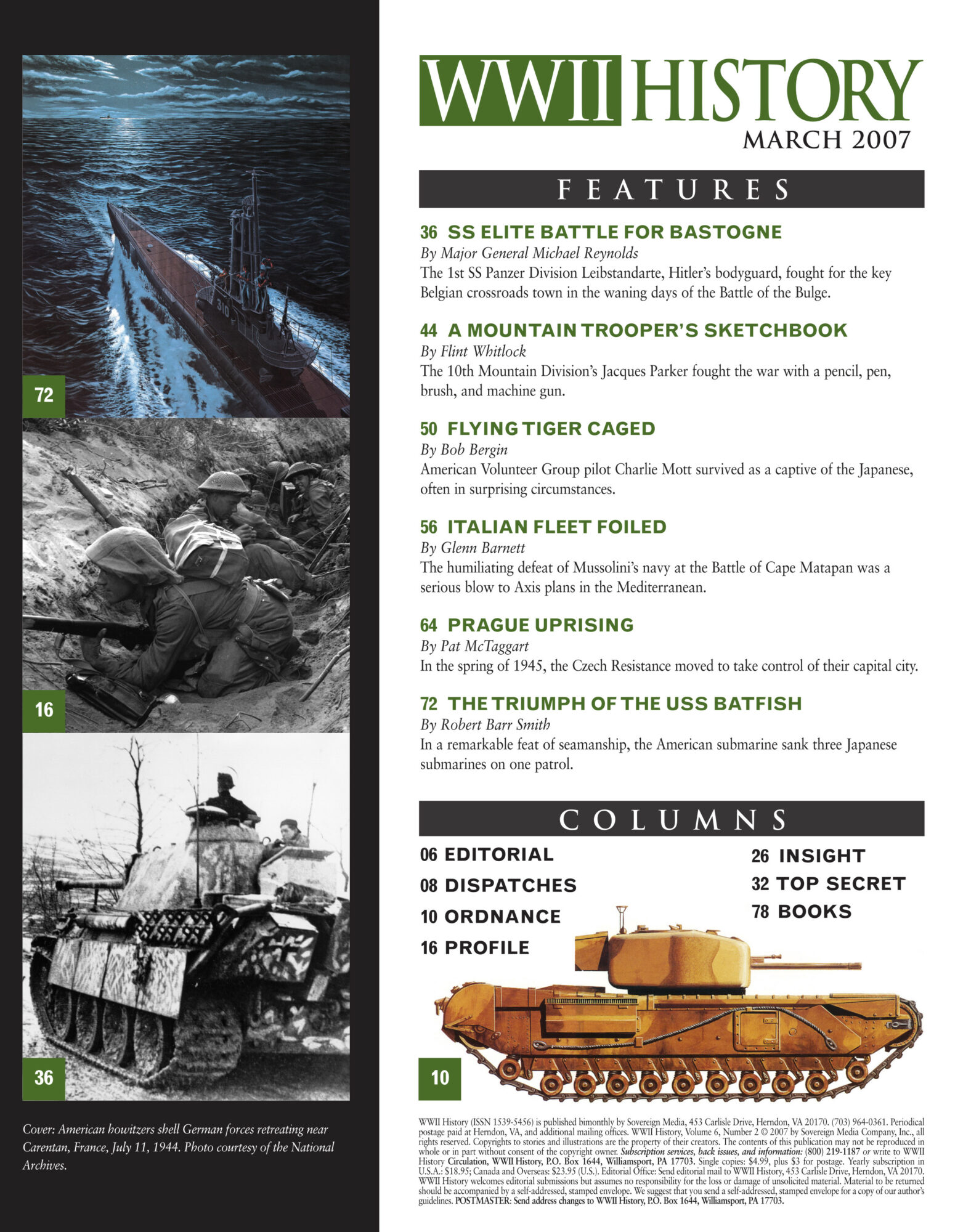 March 2007 Archives - Warfare History Network