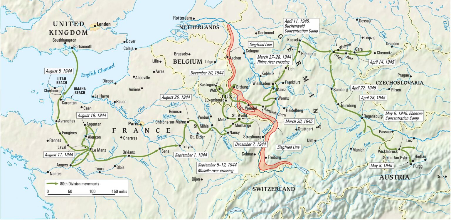 The U.S. 80th Infantry Division in World War II's European Theater