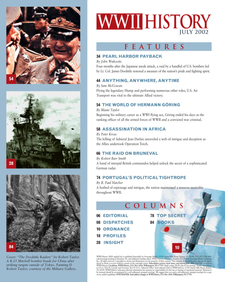 July 2002 Archives - Warfare History Network